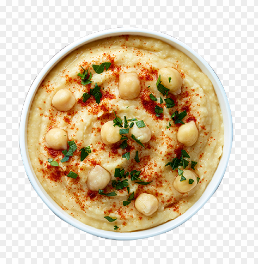 Free download | HD PNG traditional hummus with chickpea garnish - Image ...