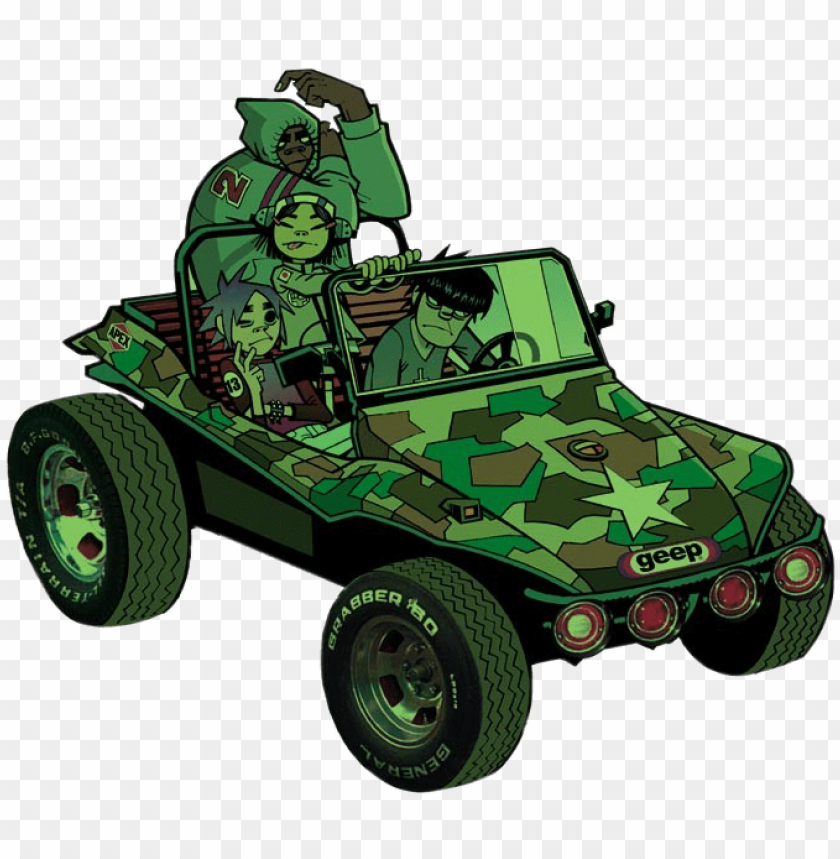 Free download | HD PNG i attempted to create a 3d model of the gorillaz ...