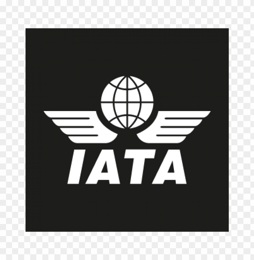 Free download | HD PNG iata black vector logo free download | TOPpng