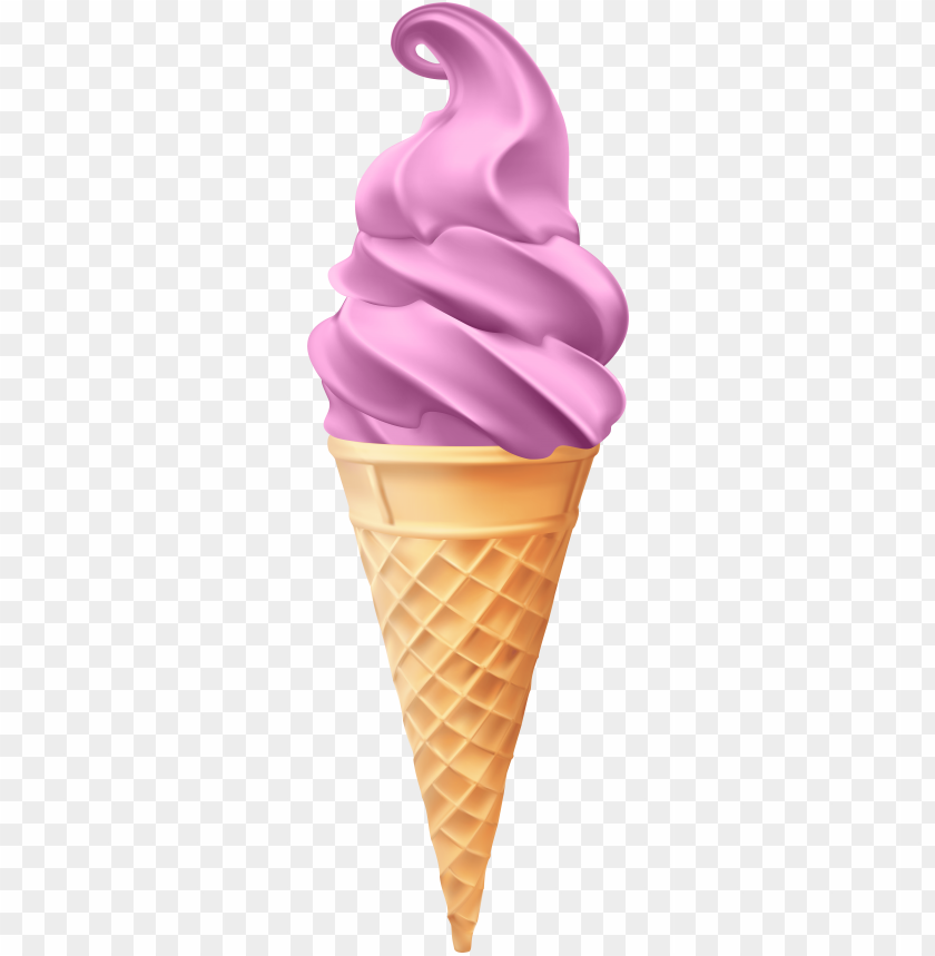 Free download | HD PNG purple soft serve ice cream in a cone PNG ...