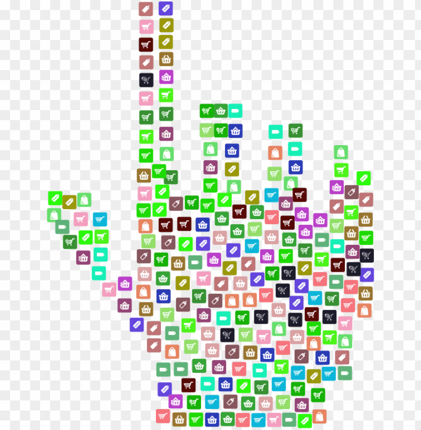 Free download | HD PNG pixelated hand cursor icon PNG transparent with ...