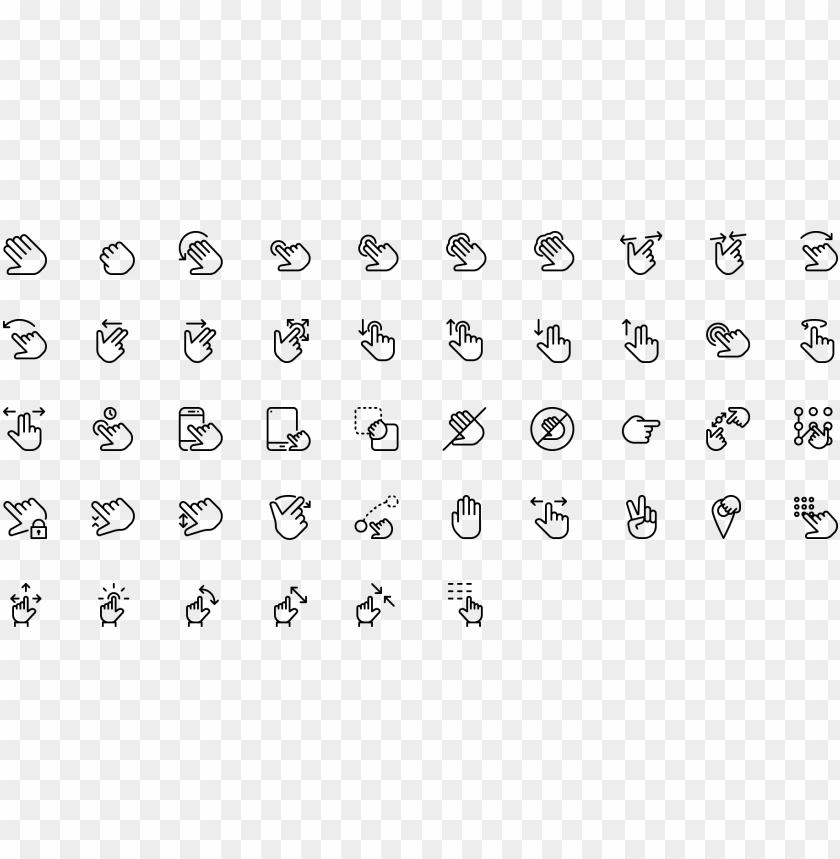 Free download | HD PNG icon touch gestures icon png - Free PNG Images ID 127469 | TOPpng