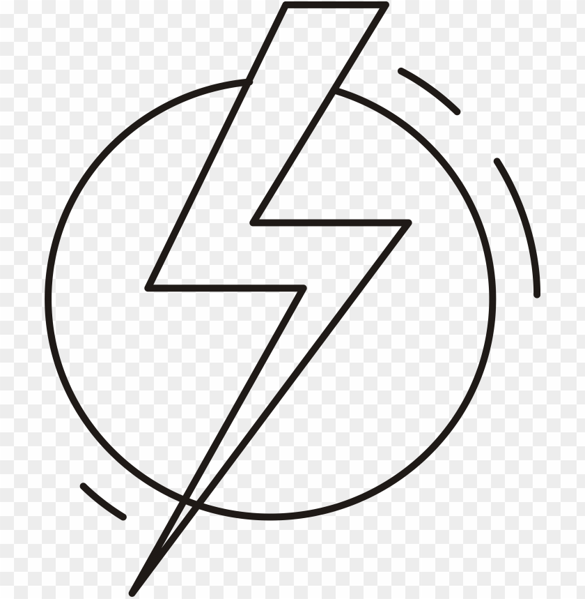 Free download | HD PNG icono rayo line art PNG transparent with Clear ...