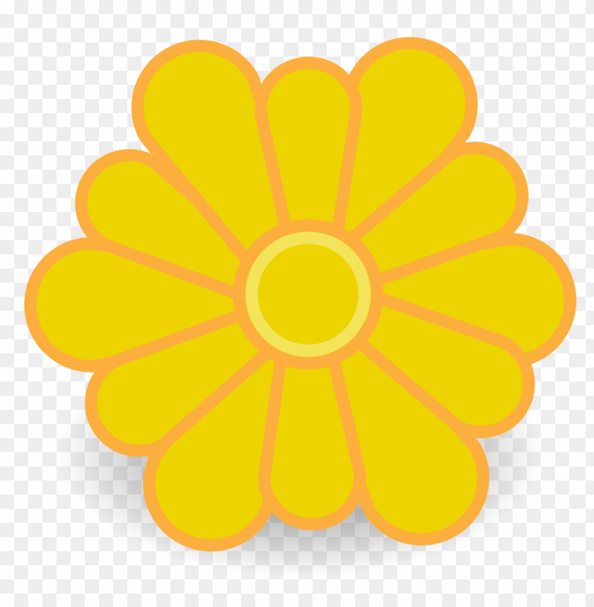 Free download | HD PNG icq yellow petal logo | TOPpng