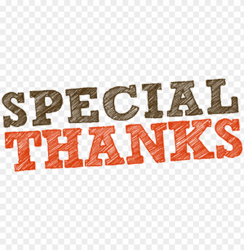 Free download | HD PNG icture special thanks PNG transparent with Clear ...