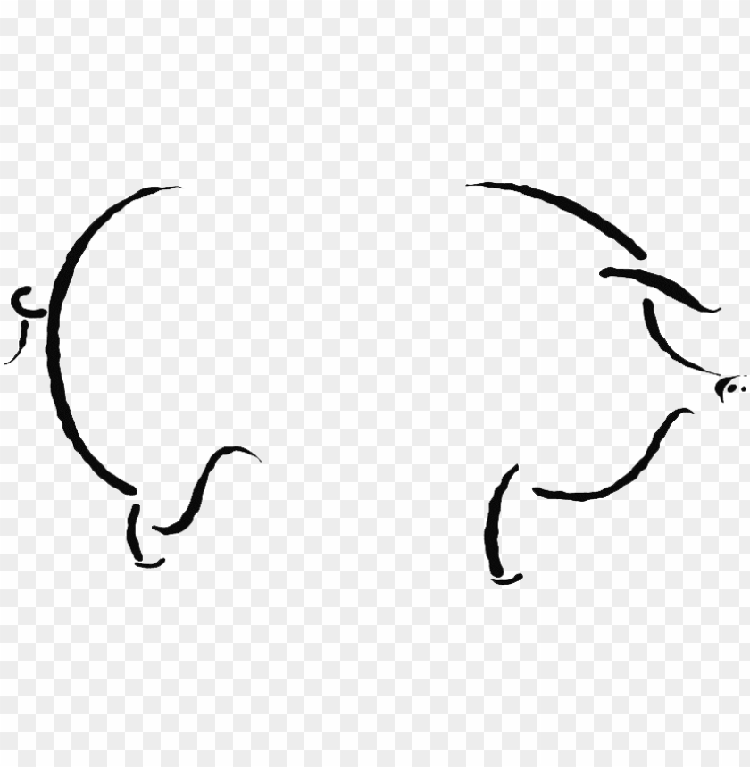 Free download | HD PNG ig outine transparent hog roast no background ...