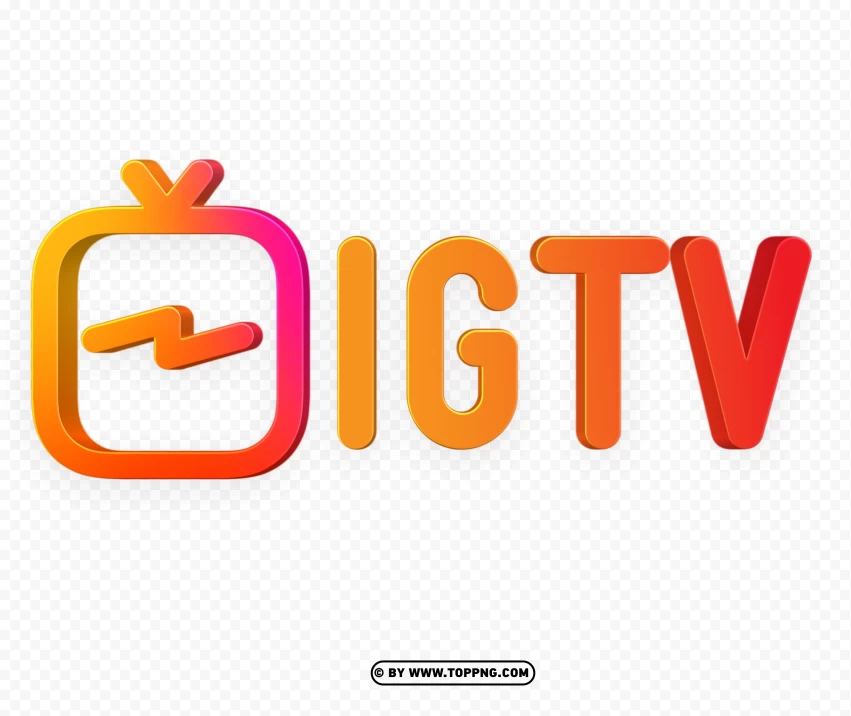 Free download | HD PNG igtv logo transparent png 3d design - Image ID 488897 | TOPpng