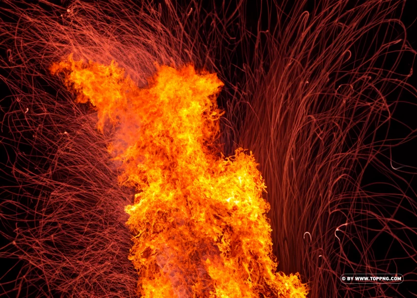 Free download | HD PNG illuminating inferno embracing the power and ...