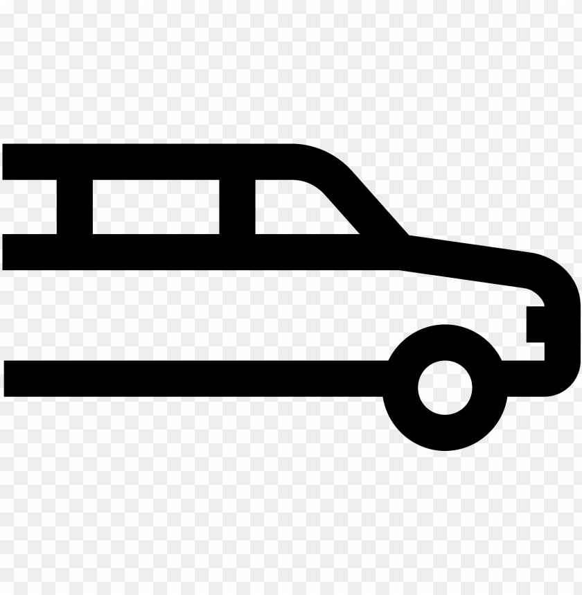 Free download | HD PNG image black and white stock limousine icon free ...