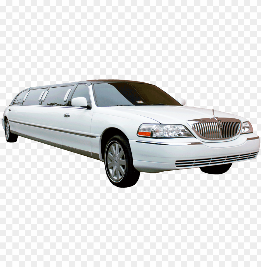 Free download | HD PNG image of a white lincoln town car stretch limo ...