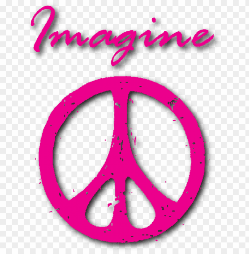 Free download | HD PNG imagine peace 3 x 4 die cut vinyl sticker circle ...