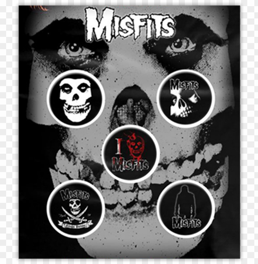 Free download | HD PNG img misfits button badge pack skull PNG ...