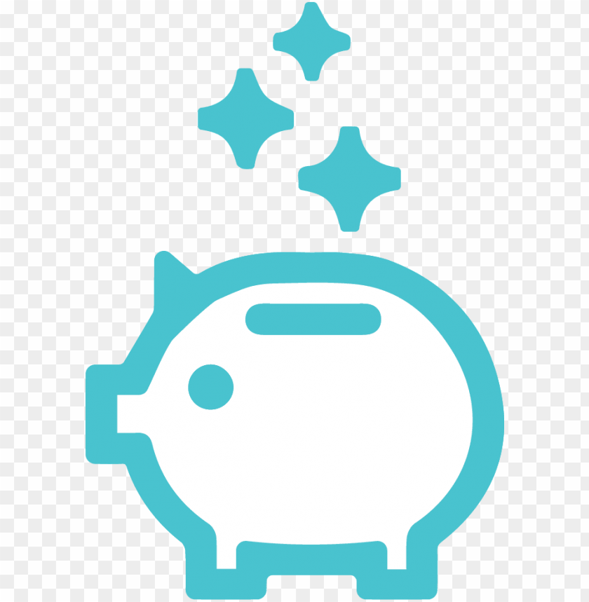 Free download | HD PNG increasing revenue in piggy bank icon ...