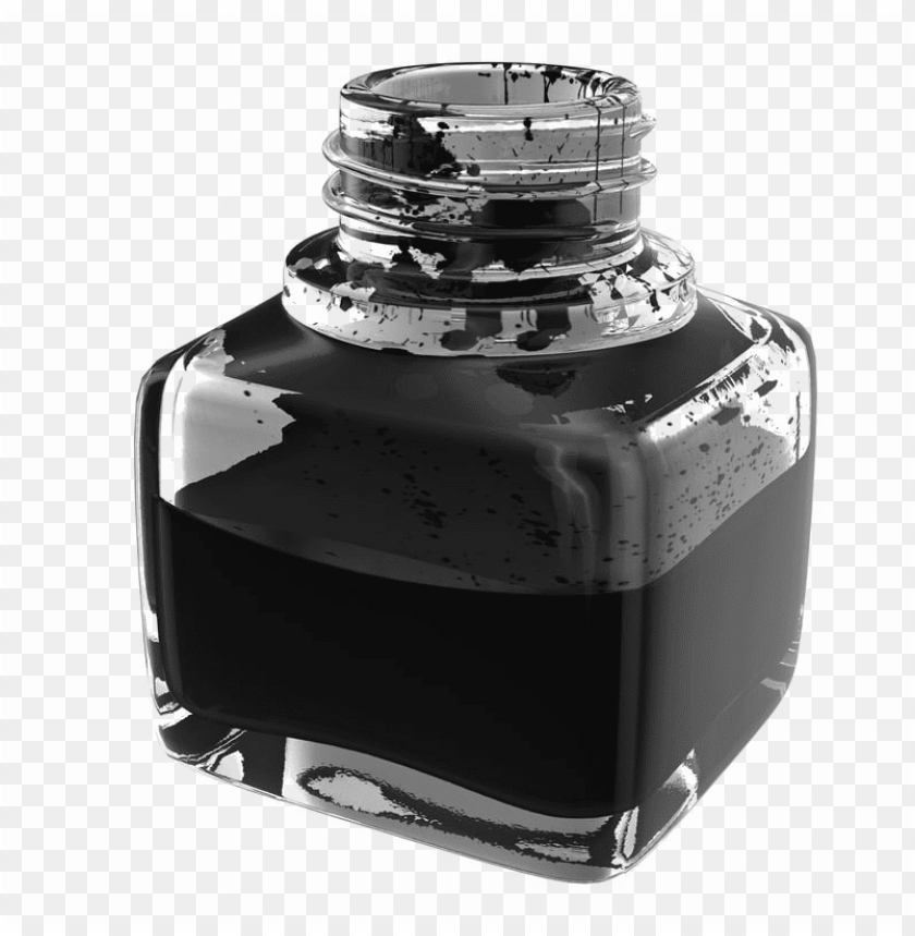 Free download | HD PNG ink pot png pic black ink bottle PNG transparent ...