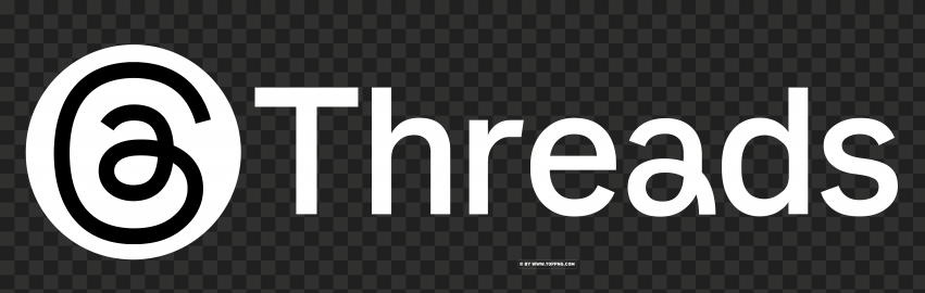 Free download | HD PNG instagram threads logo icon png with white ...