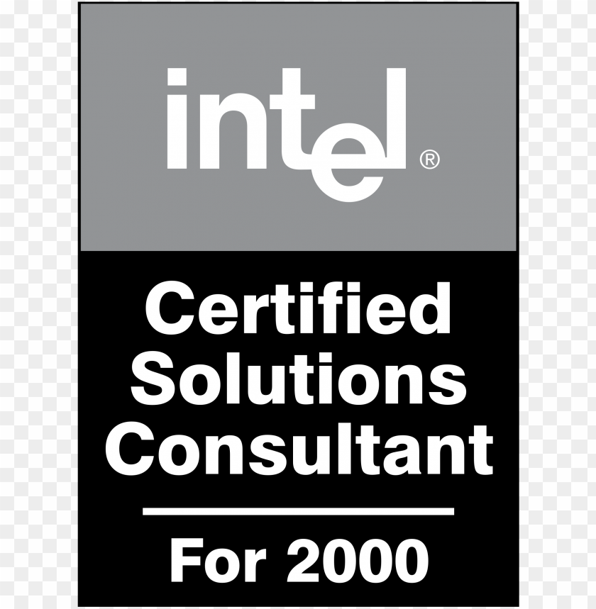 Free download | HD PNG intel certified solutions consultant logo png ...