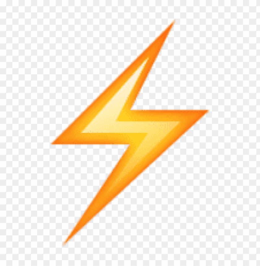 Download ios emoji high voltage sign clipart png photo | TOPpng