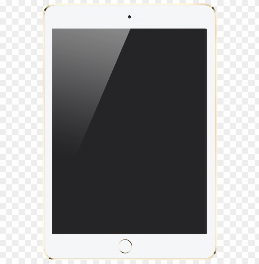 Free download | HD PNG white ipad display with black frame | TOPpng