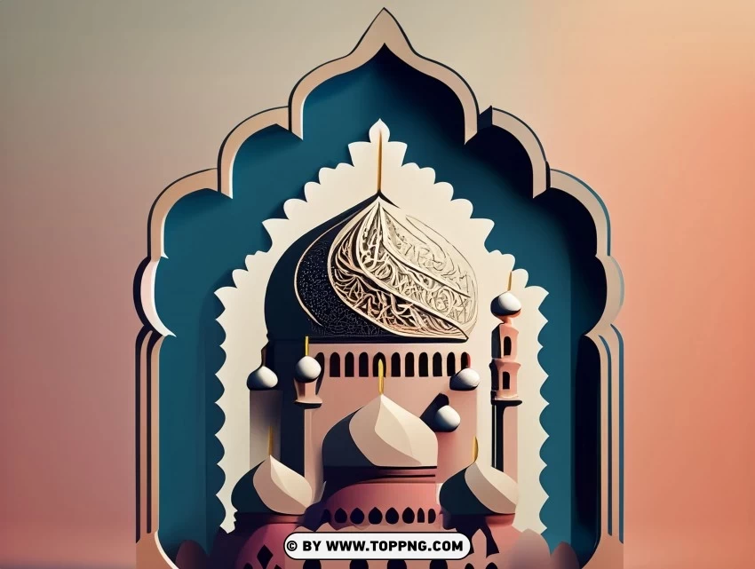 Free download | HD PNG islamic greeting card design on a beautiful hd ...