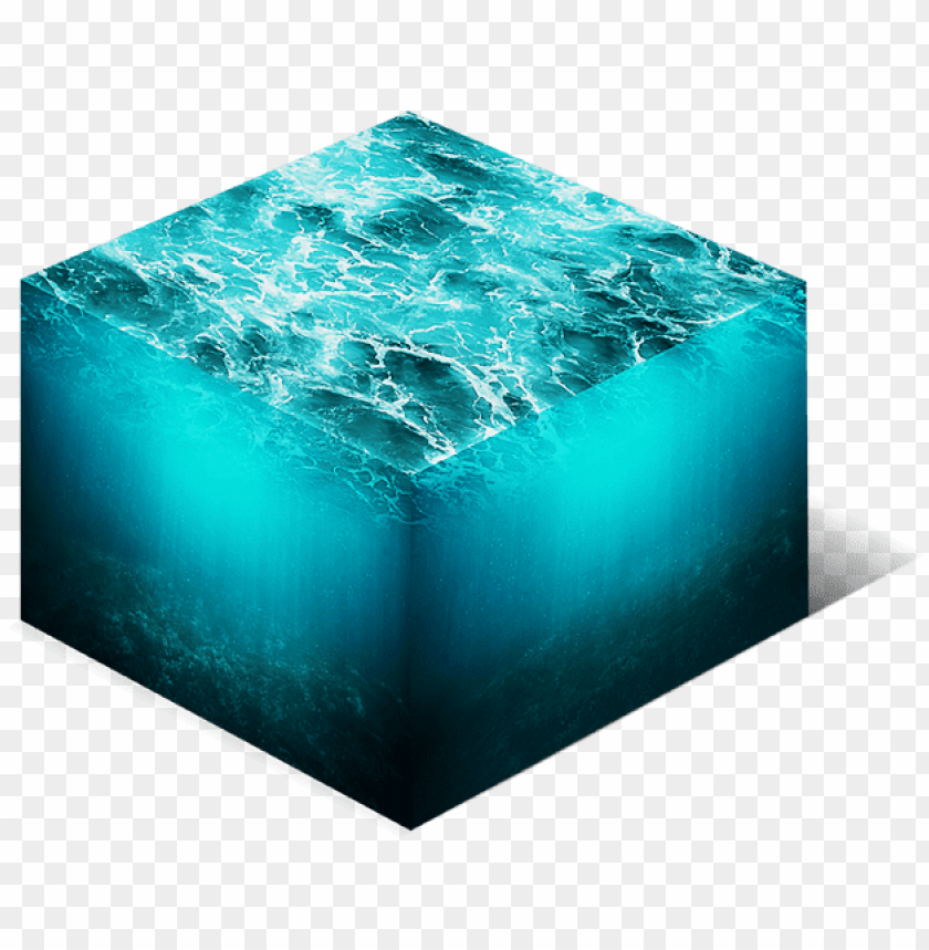 Free download | HD PNG isometric water cube 3d cross section png stock ...