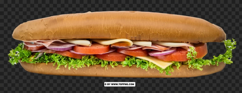 Free download | HD PNG italian submarine sandwich with fresh ...