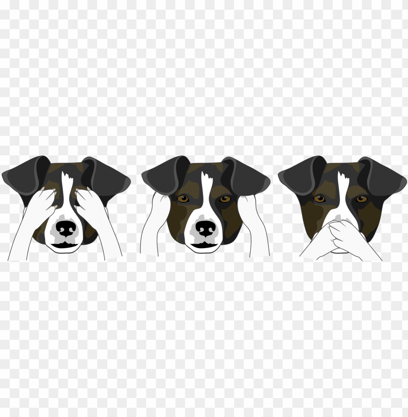 Free download | HD PNG ixabay dog hear no evil see no evil PNG ...