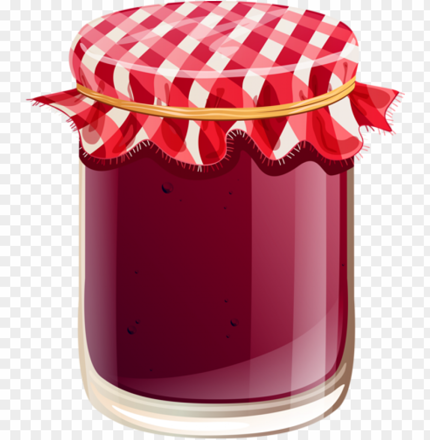 Free download | HD PNG glass jar of homemade grape jam with red lid ...