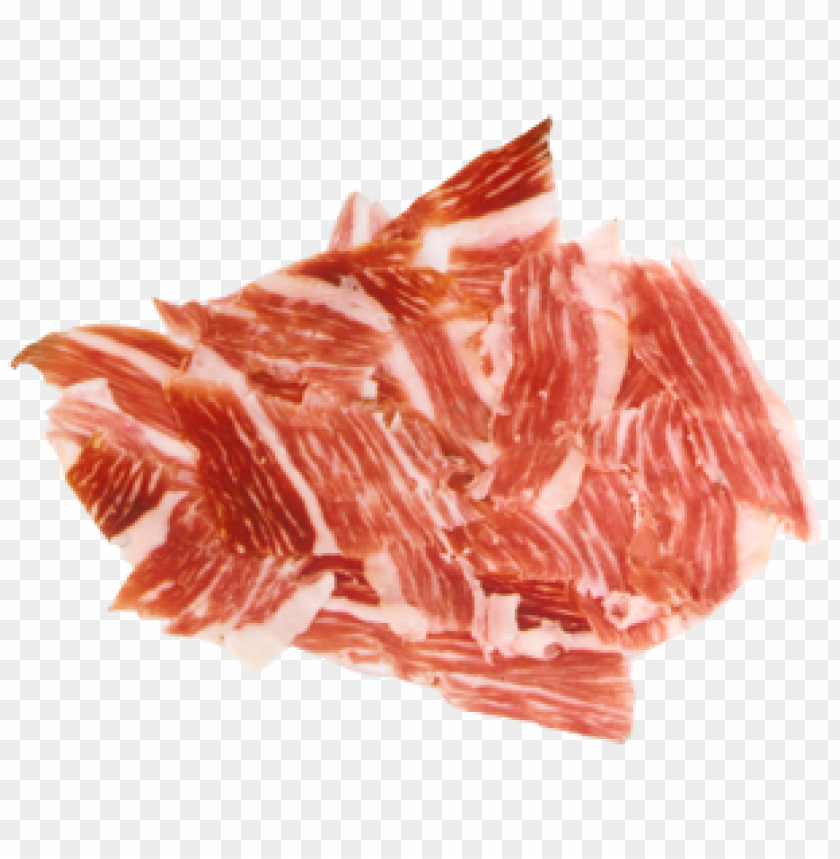 Free download | HD PNG scattered thin jamon strips on white background ...
