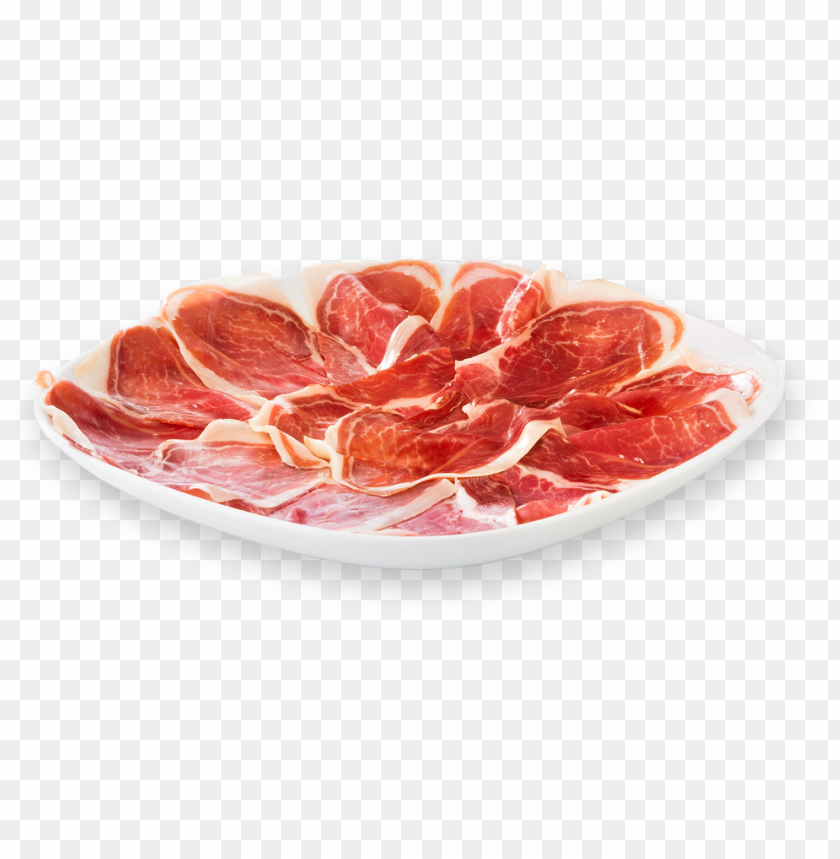 Free download | HD PNG plate of jamon slices neatly arranged - Image ID ...