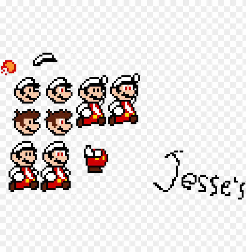 Free download | HD PNG jesses custom fire mario sprites cartoo PNG ...