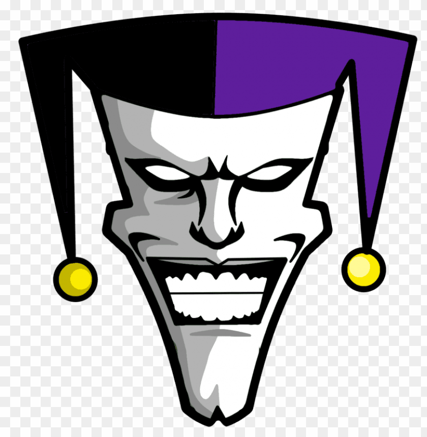 Free download | HD PNG sinister jester face illustration png clipart ...