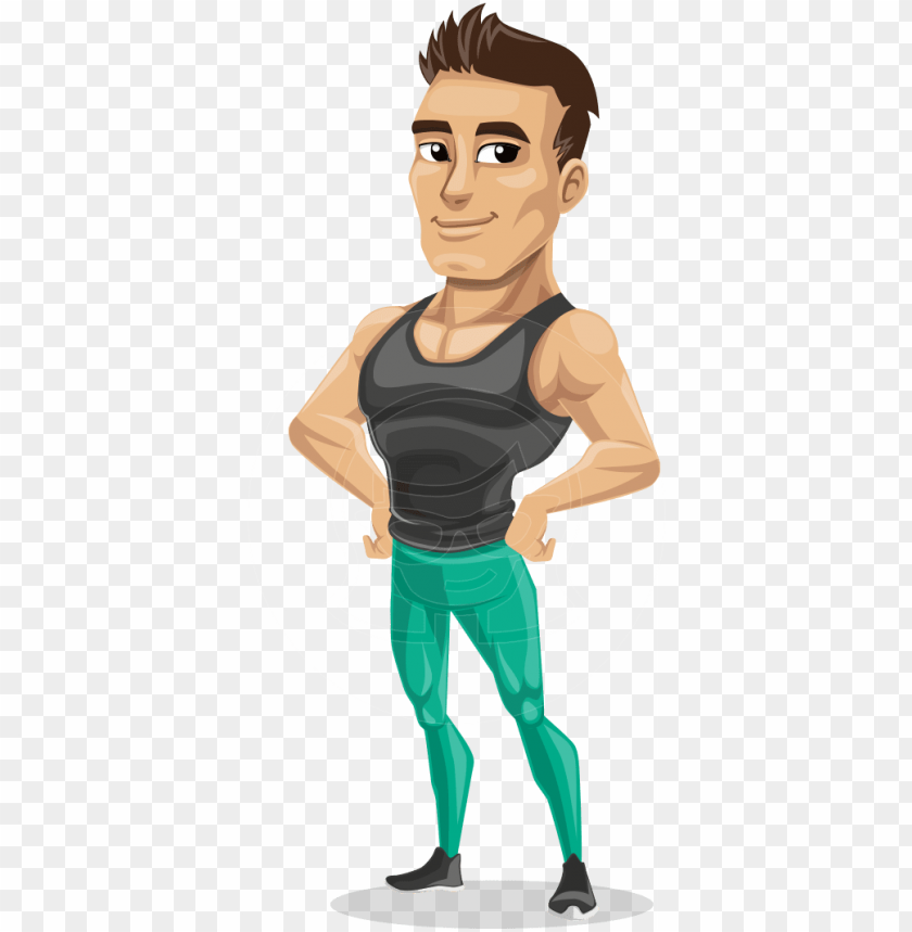 Free download | HD PNG jim is an athletic male fitness character in ...