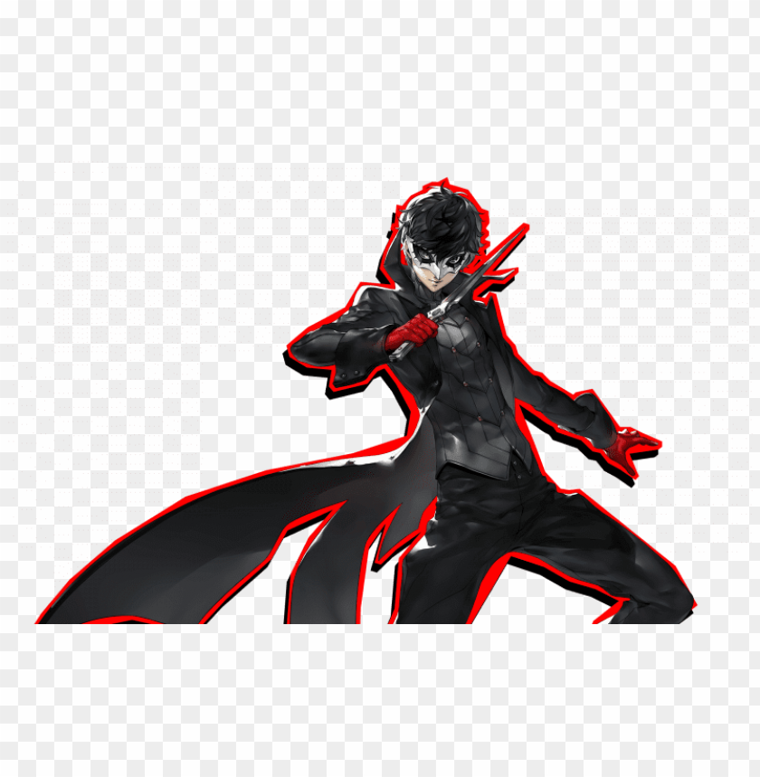Free download | HD PNG joker persona 5 png banner black and white ...