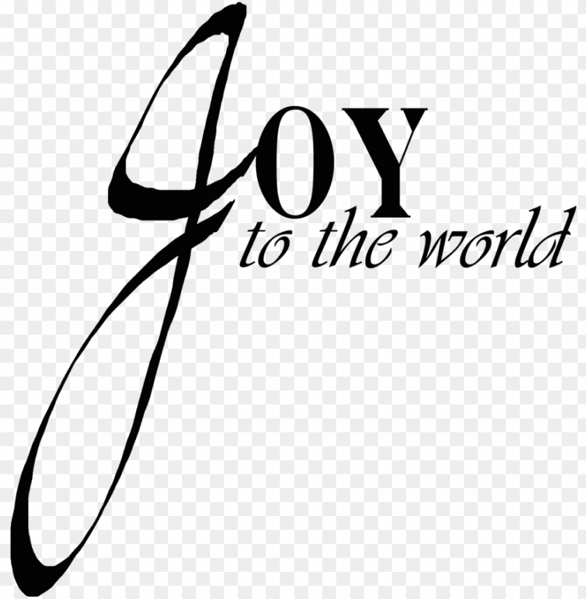 Free download | HD PNG joy to the world calligraphy PNG transparent ...