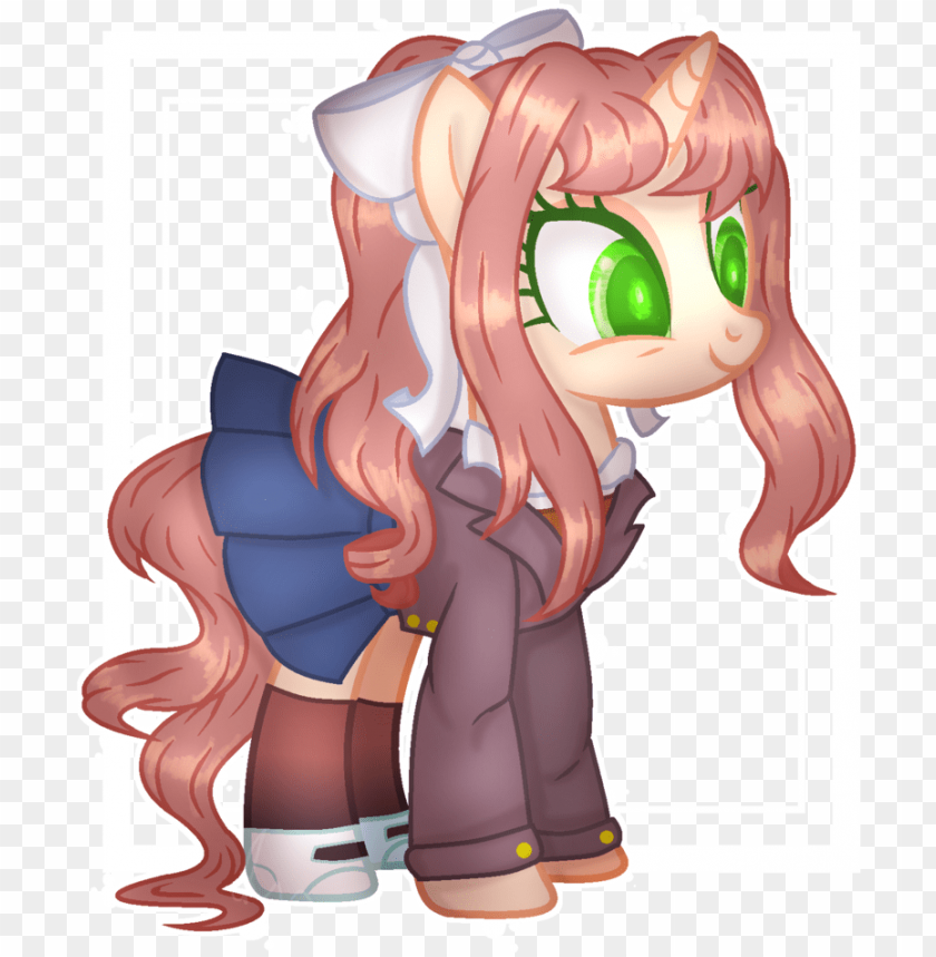 Free download | HD PNG just monika transparent background PNG ...