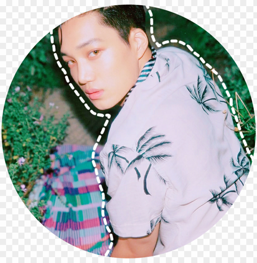 Free download | HD PNG kai kimjongin kimkai exo exok kpop circle exo kai circle sticker PNG ...