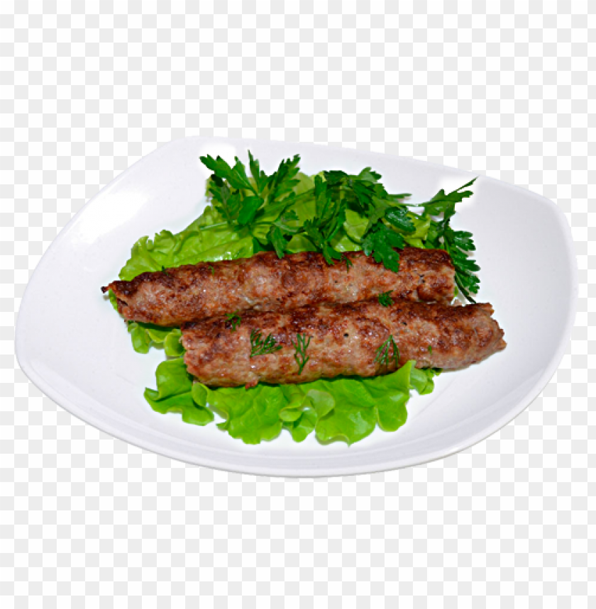 Free download | HD PNG kebab skewers with lettuce on a white plate ...