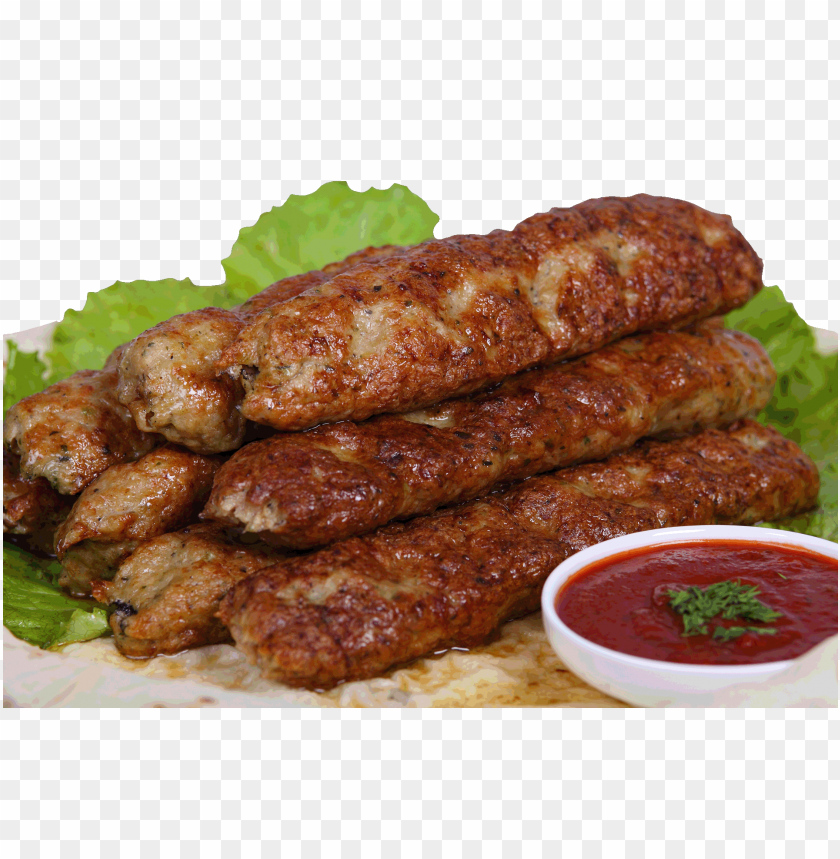 Free download | HD PNG grilled kebab with fresh salad and sauce - Image ...