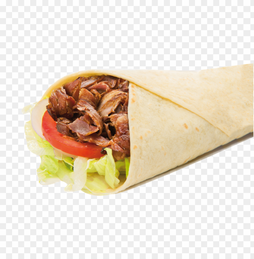 Free download | HD PNG beef shawarma wrap in thin bread with filling ...