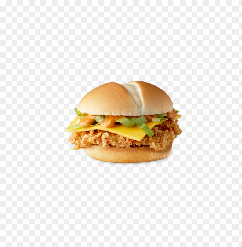 Free download | HD PNG kfc mini chicken sandwich with fresh bun - Image ...