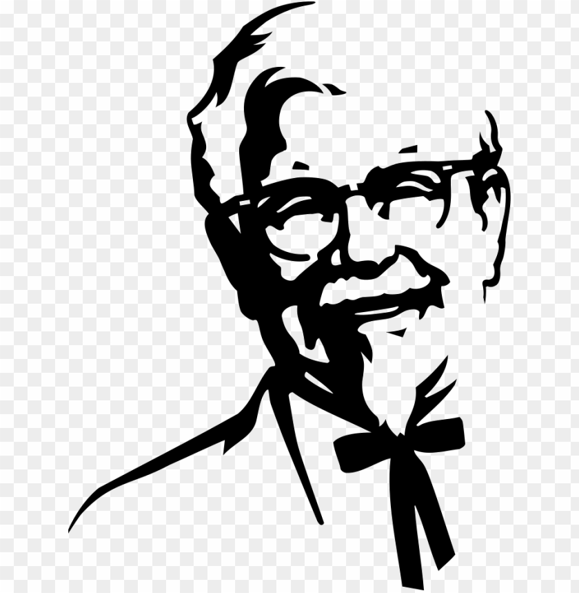 Free download | HD PNG kfc logo in minimalistic black design - Image ID ...