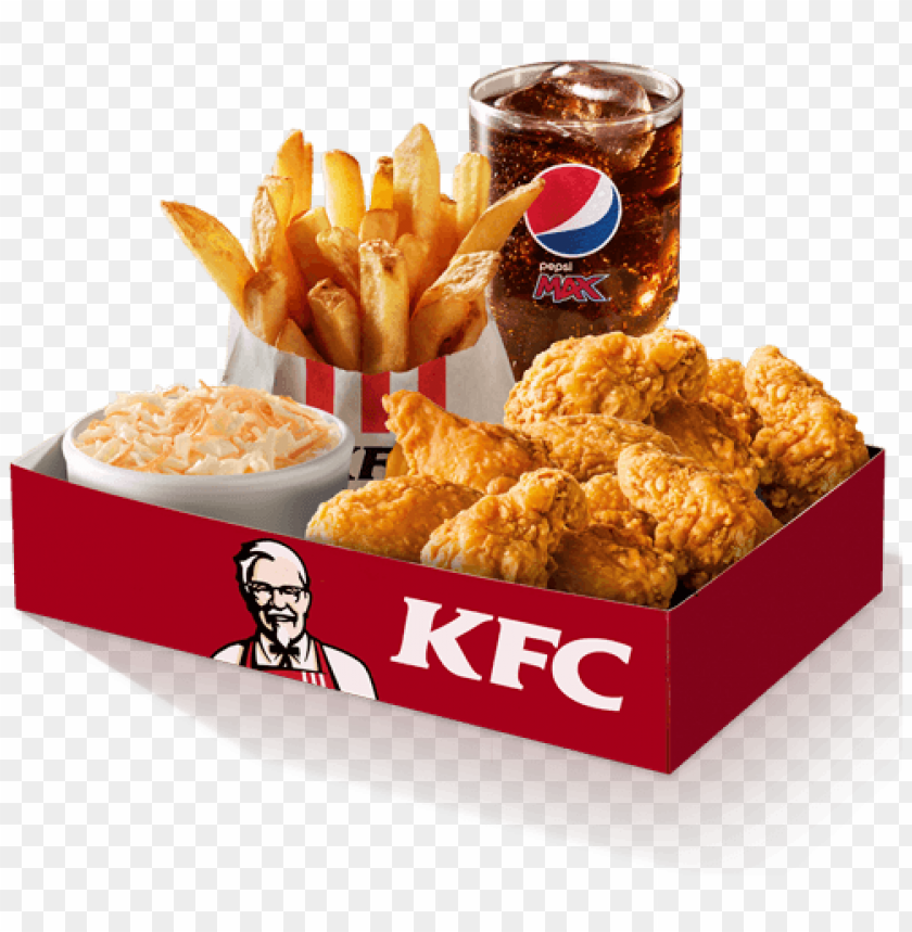 Free download | HD PNG kfc meal box with chicken and fries png | TOPpng