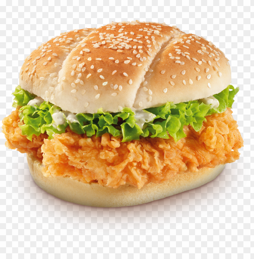 Free download | HD PNG kfc spicy chicken burger png | TOPpng