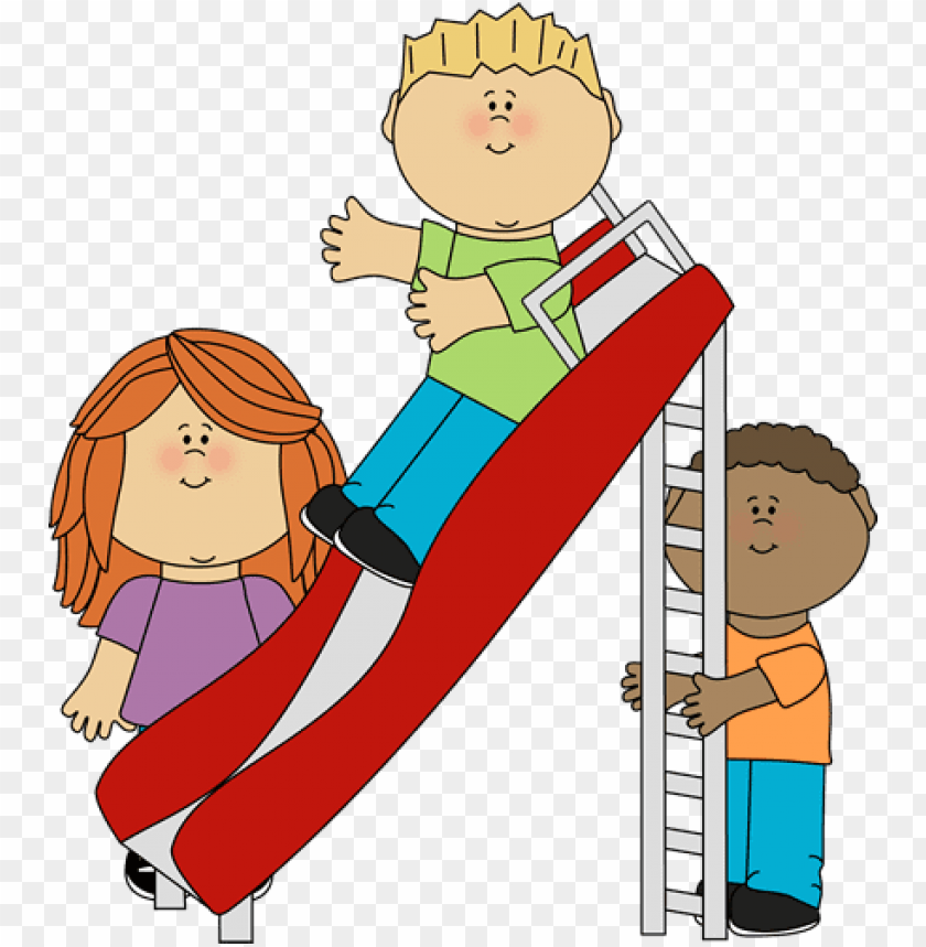 Free download | HD PNG kids playing on a slide kids playing clipart PNG ...