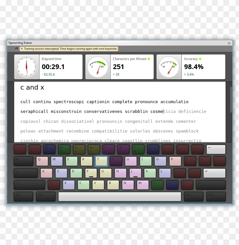 Free download | HD PNG ktouch typewriting trainer PNG transparent with ...