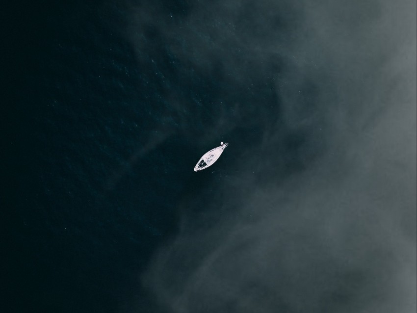 Free download | HD PNG lake boat top view fog calm 4k wallpaper | TOPpng