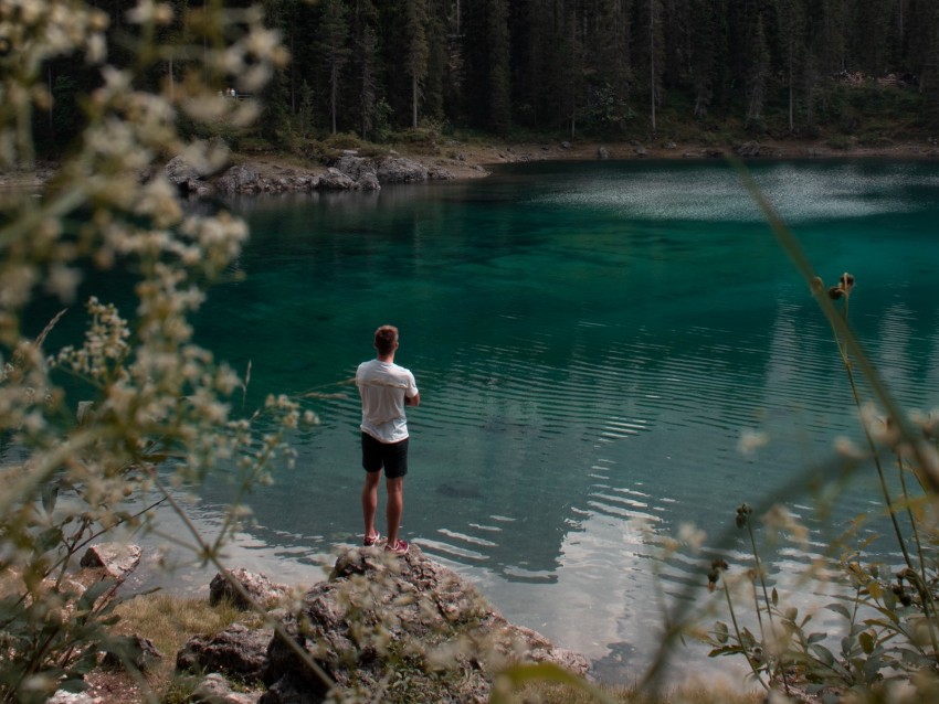 Free download | HD PNG lake mountains forest man nature 4k wallpaper ...