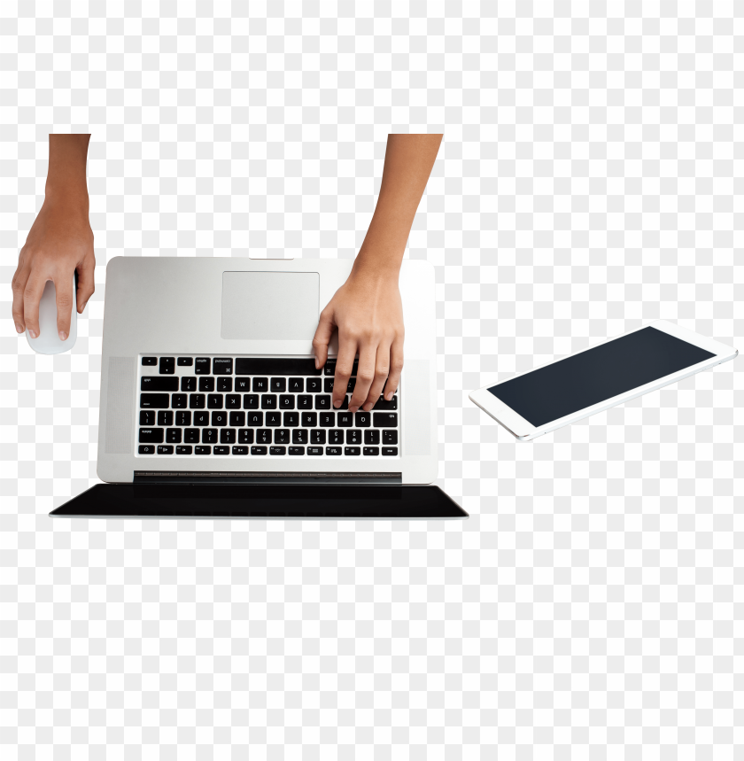 Free download | HD PNG hand typing on a laptop keyboard with phone ...