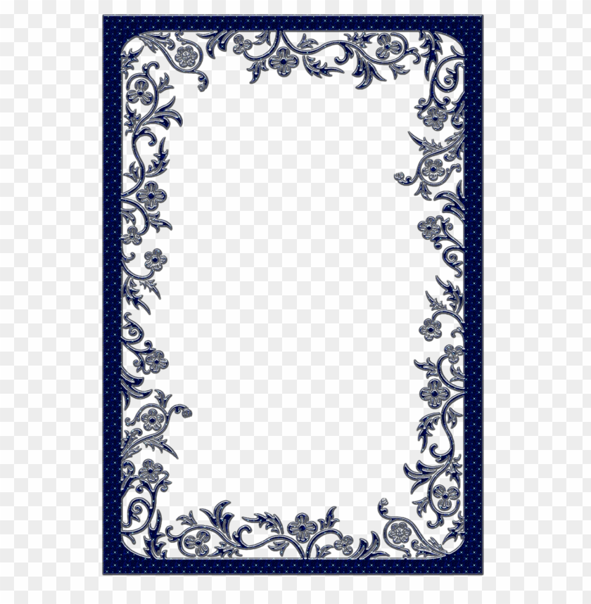 Free download | HD PNG large dark blue transparent frame background ...