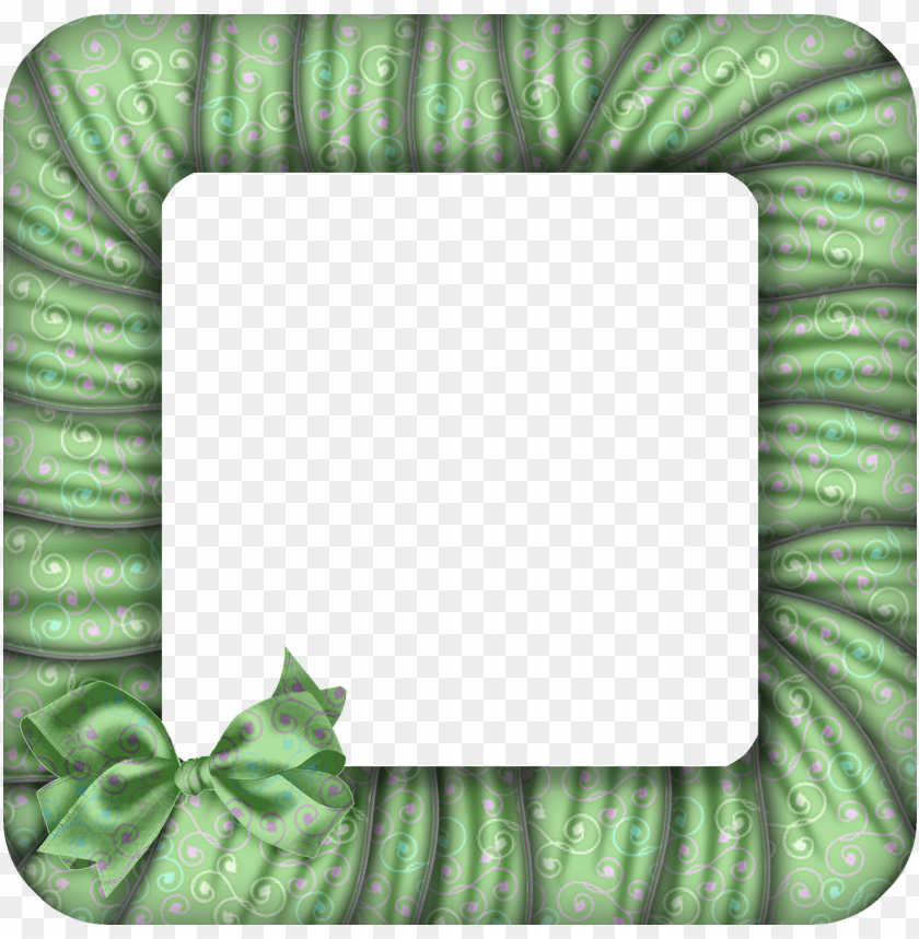 Free download | HD PNG large transparent green photo frame png with bow ...